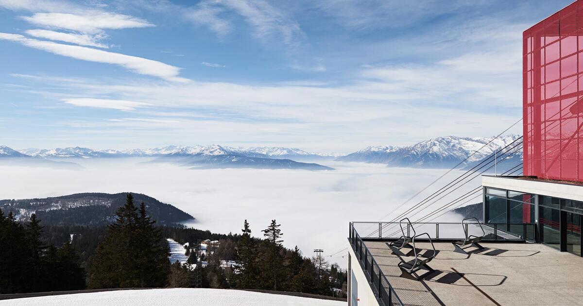 Cable Car in the Meran 2000 Ski and Hiking area
